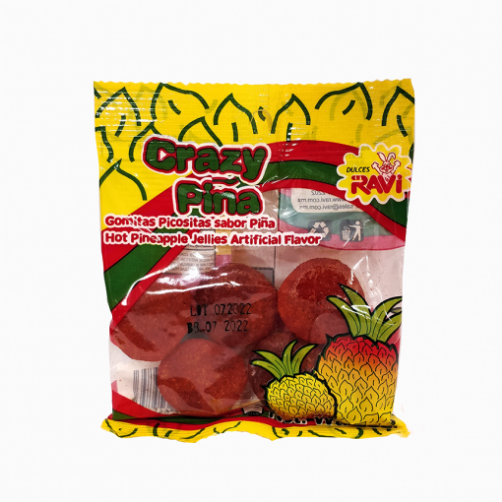 Ravi Crazy Pina Mexican Pineapple Jelly Candy(past best before ...
