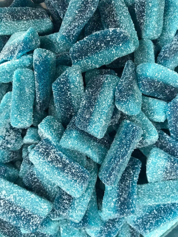 Sour Blue Raspberry Slices 100g – Sweets and Treats Adelaide